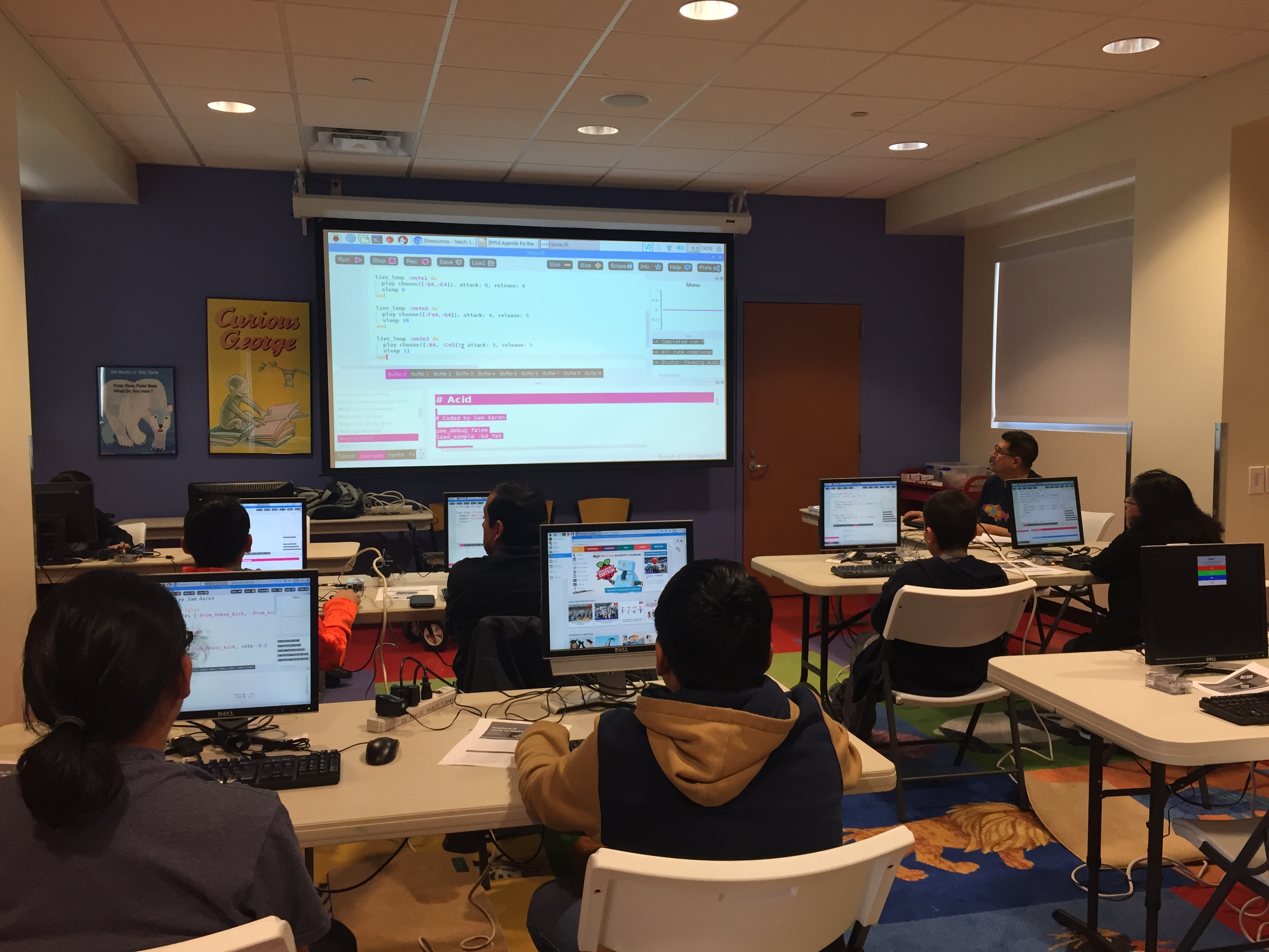 A successful first Raspberry Pi Hands On Workshop at Rio Rancho Loma ...